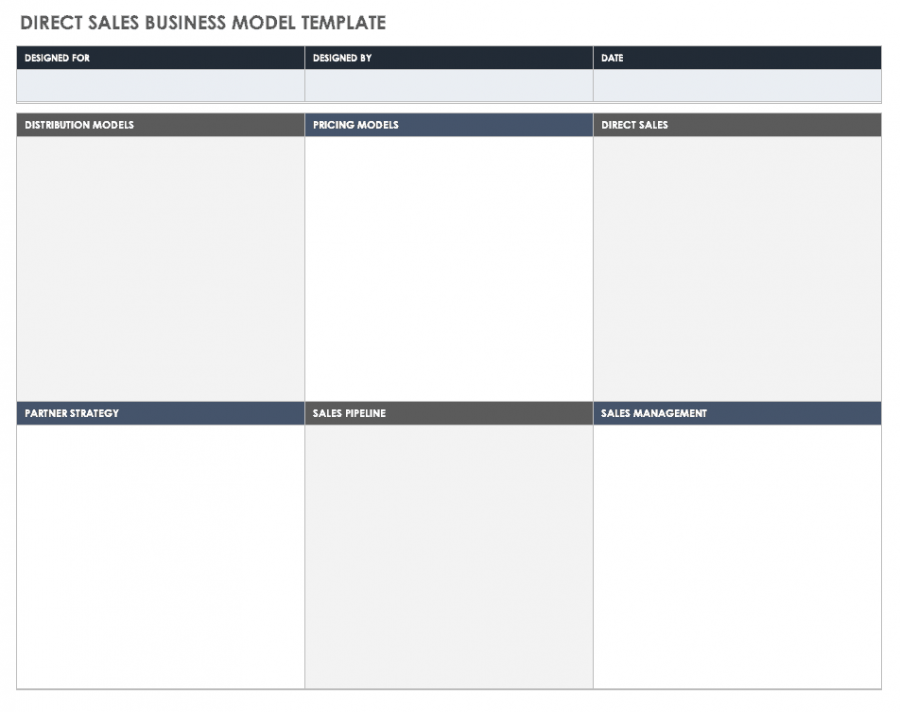 Free Business Model Canvas Templates | Smartsheet