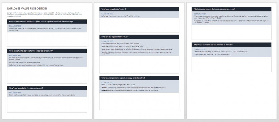 Free Value Proposition Templates | Smartsheet