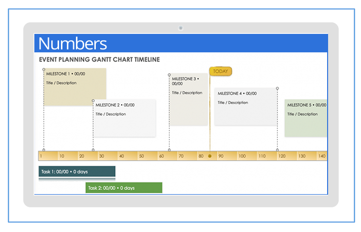 Free Gantt Templates for Apple Numbers on Mac | Smartsheet