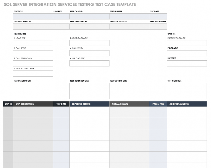 Free Test Case Templates | Smartsheet