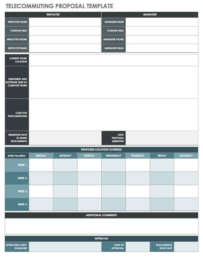 Free Job Proposal Templates | Smartsheet