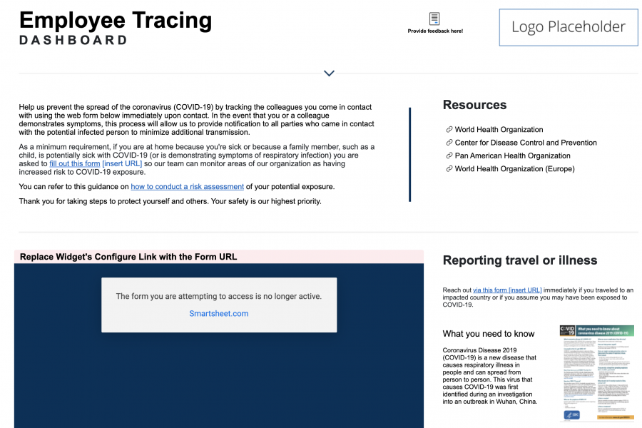 Employee Tracing Template Set | Smartsheet
