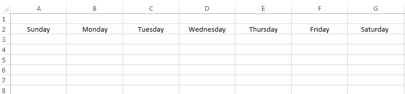 Easiest Way to Make a Calendar in Excel (with Template)